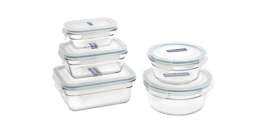 Glasslock 10pc Oven Safe Container Set