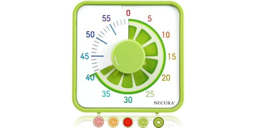 Secura 7.5-Inch Fruit Visual Timer