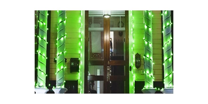 Solar Saint Patrick's Day String Lights