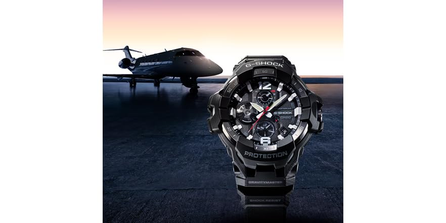 Casio G-Shock Master of G Air Gravitymaster Black Resin Strap Watch ...
