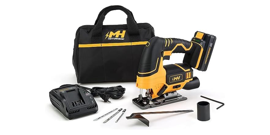 MOTORHEAD 20V ULTRA Cordless Jig Saw 2Ah Kit