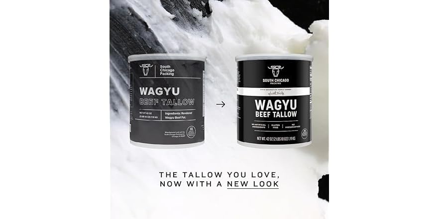 South Chicago Packing Wagyu Beef Tallow, 42 Ounces
