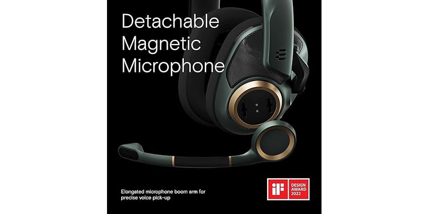 EPOS H6Pro Open Acoustic Gaming Headset with Mic