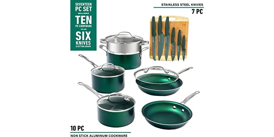 Granitestone 17 Piece Set Granitestone 17 Piece Cookware (Open Box)