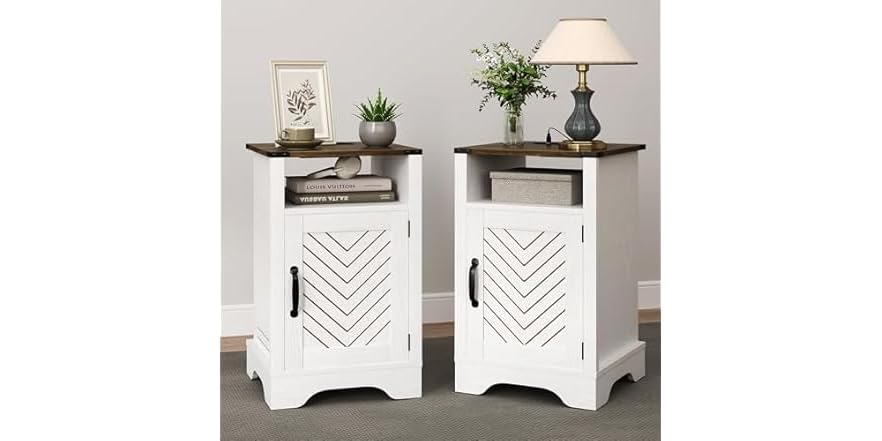 RoyalCraft Nightstand Set of 2