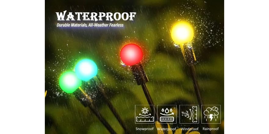 4-PK Firefly Lights with Flexible Wires