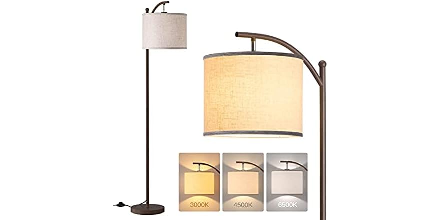 addlon Floor Lamp with 3CCT LED Bulb,