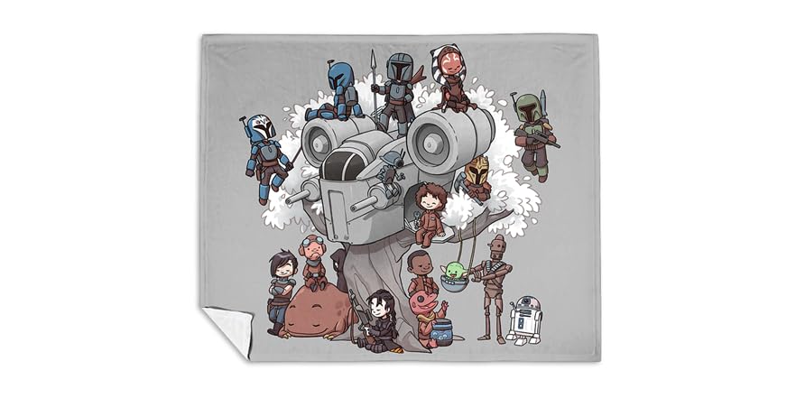 "Razor Tree" Mink Fleece Blanket