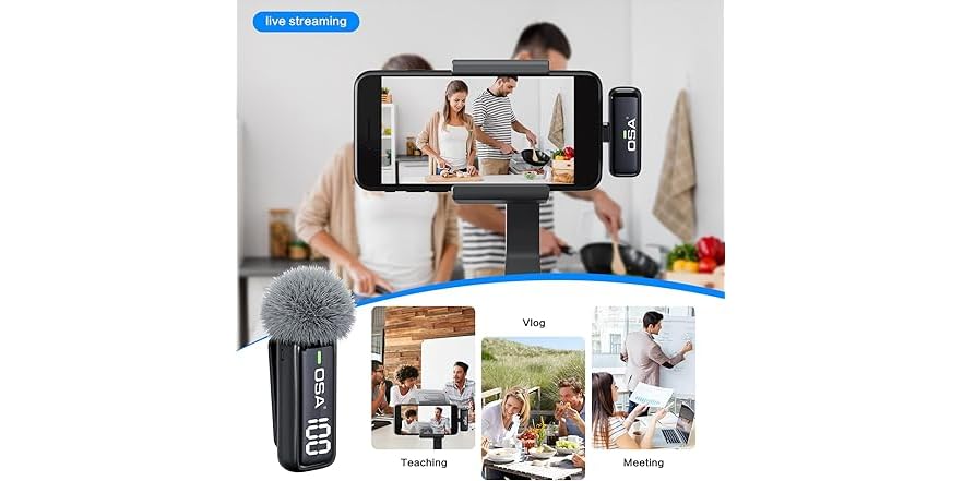 OSA Wireless Lavalier Mic for iPhone