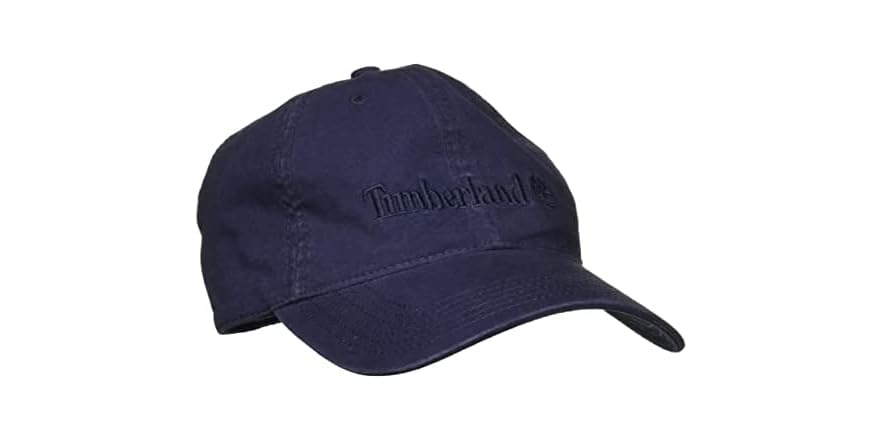 Timberland Canvas Baseball Cap | Peacoat