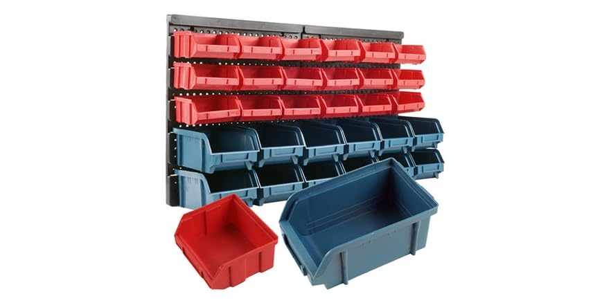 30 Drawer Wall Mounted Parts Rack