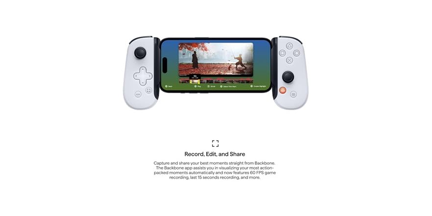 (2nd Gen) BACKBONE One Mobile Gaming Controller for iPhone (Lightning) (Open Box)