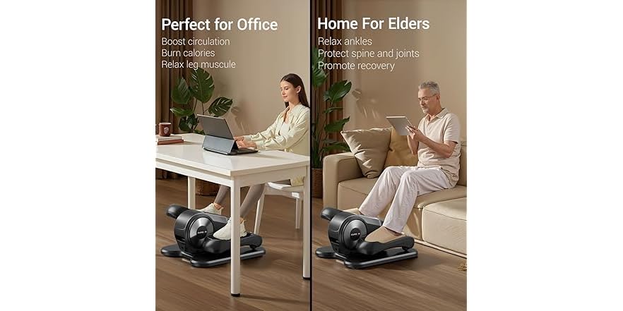 CURSOR FITNESS Under Desk Elliptical Machine