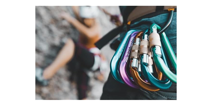 Stubai Anodized HMS Pro Screwgate Carabiner,