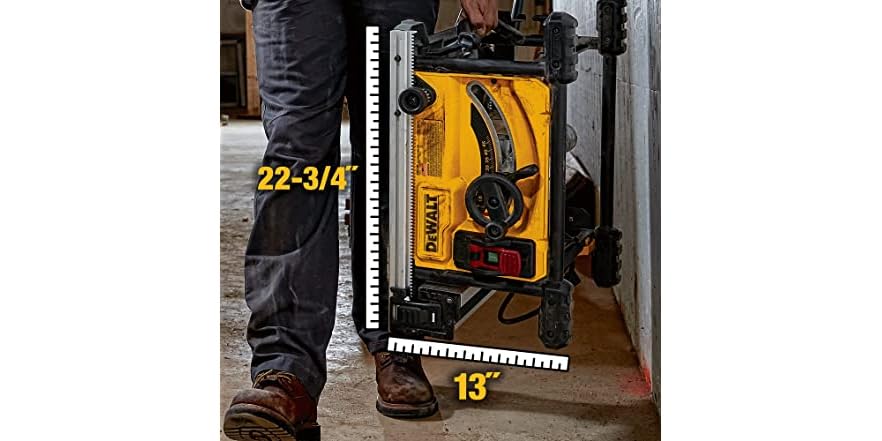 DEWALT 8-1/4" Compact Jobsite Table Saw