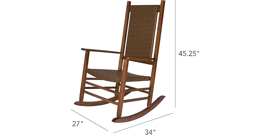Shine Company Hampton Wooden Rocking Chair