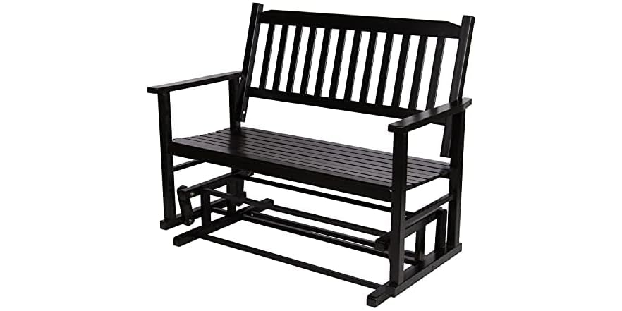Shine Company Torrey Outdoor Patio Glider Bench
