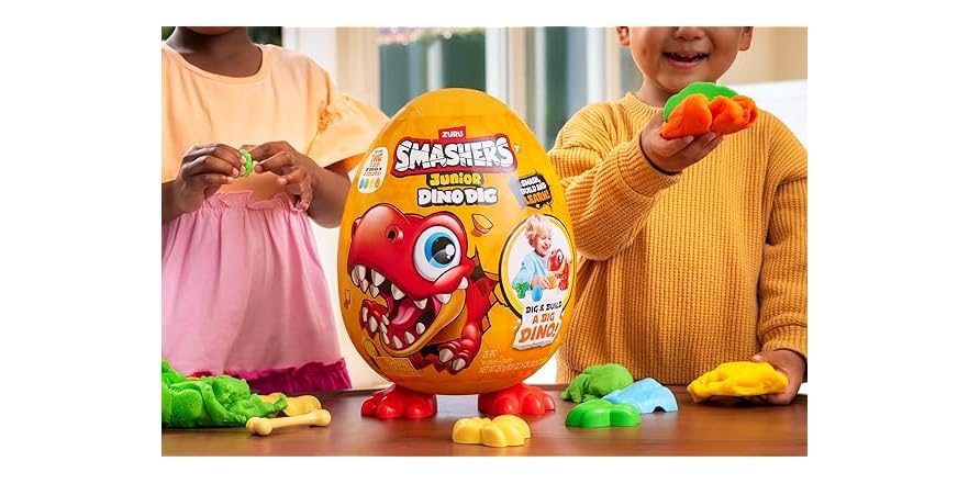 Smashers Junior Dino Dig Large Egg (T-Rex)