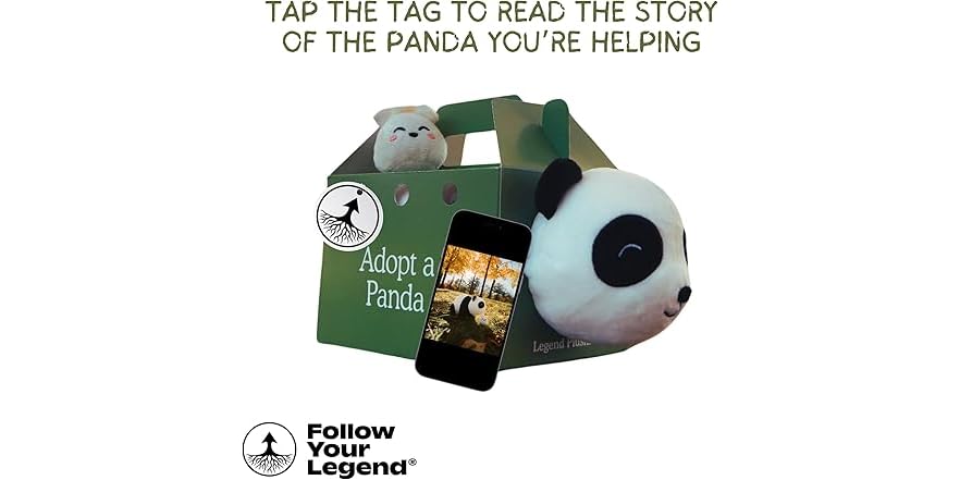 Follow Your Legend Bobby The Panda Plush