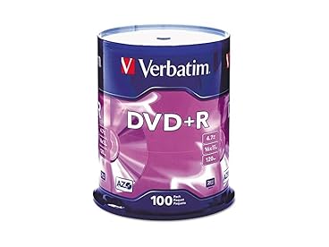 Verbatim DVD+R Blank, 100 Discs