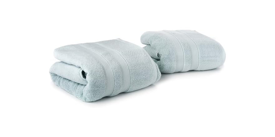MicroCotton® Bath Sheets - Sea Glass 2Pk
