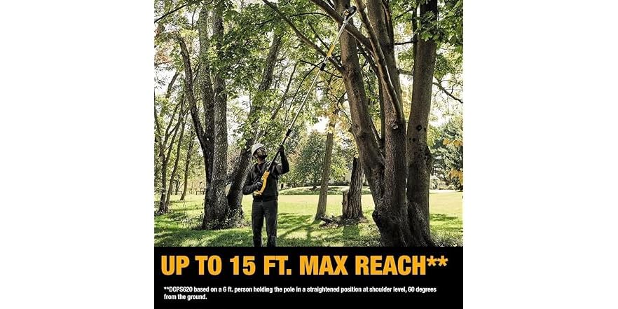 DEWALT DCKO86M1 20V MAX Pole Saw Trimmer Combo Kit