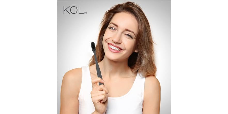 8CT Charcoal Toothbrushes