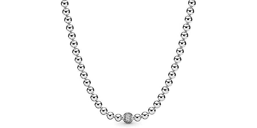 Pandora 398565C01-45 45cm, 17.7 inches Beads & Pave (Open Box)