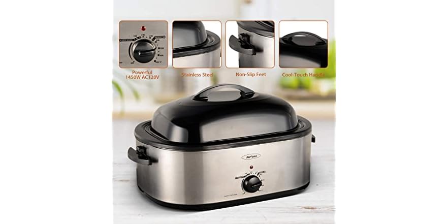 18 Quart Electric Roaster Oven