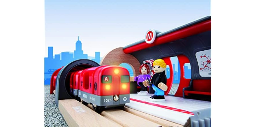 Brio 33513 Metro Railway Set, 20 Piece