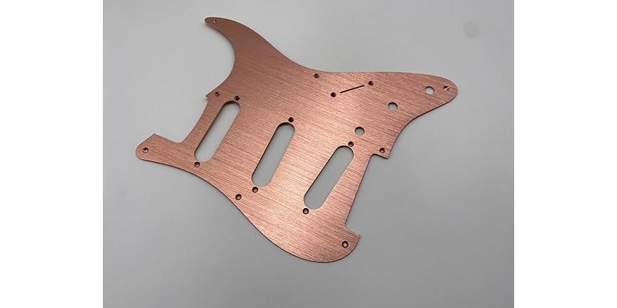 FD 8-Holes Pickguard Plate, Rose Gold