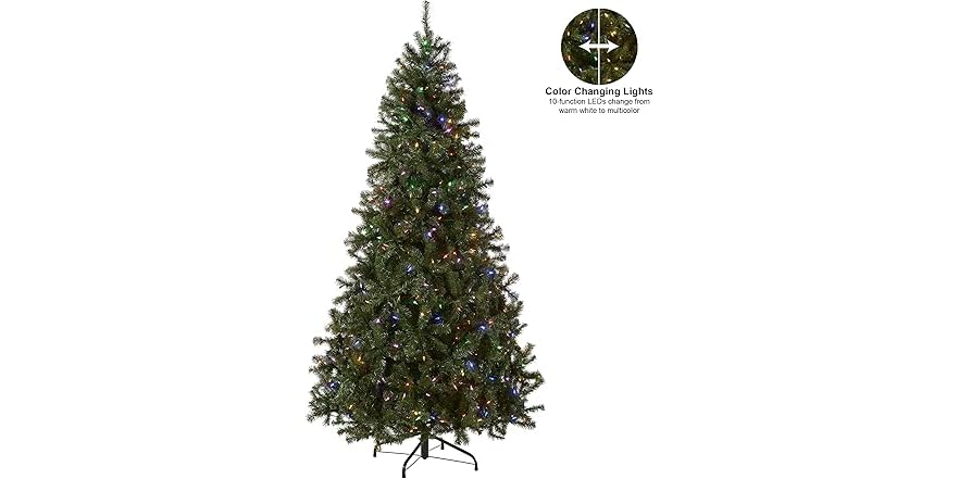 Pre-Lit North Valley Spruce Christmas Tree