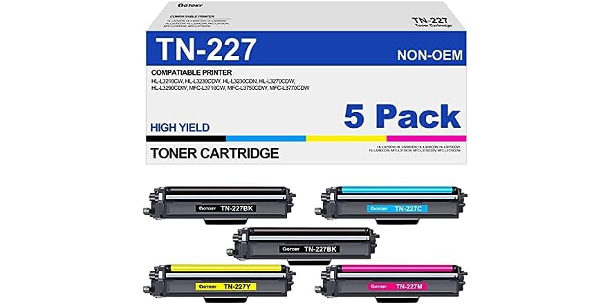 TN227 TN223 Toner Cartridge Replacements