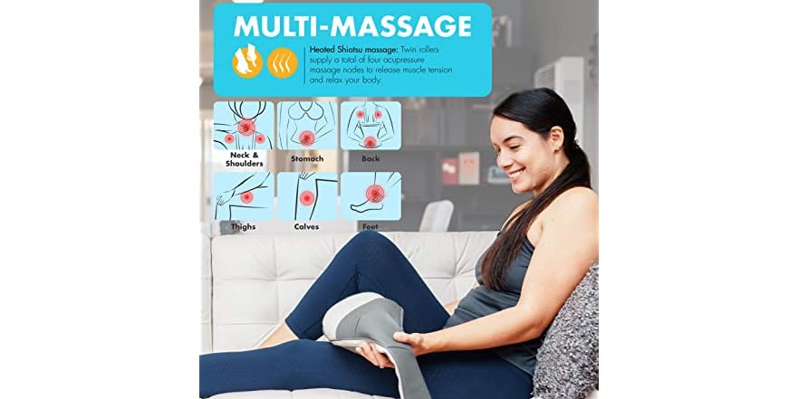 HEALTHMATE Heated Shiatsu Massage Belt