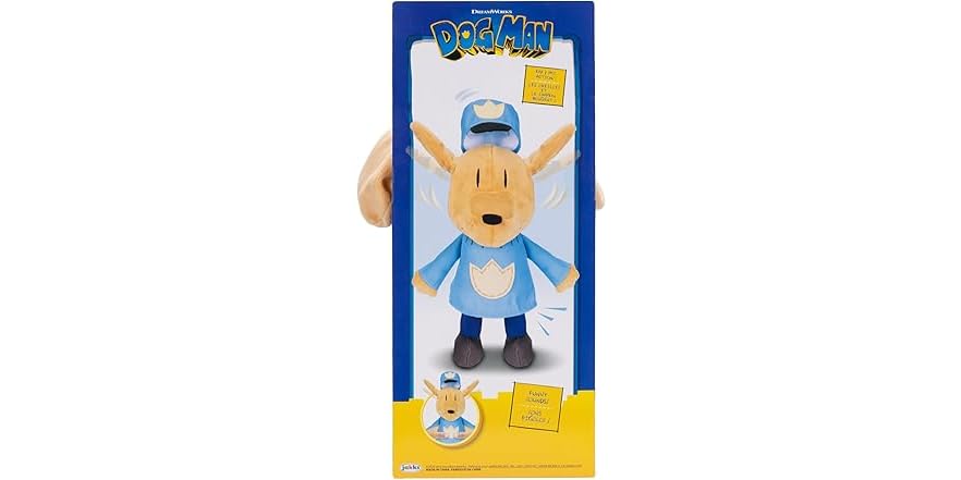 JAKKS Pacific Dog Man Feature Plush