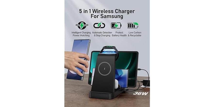 WHJ 5 in 1 Wireless Charger