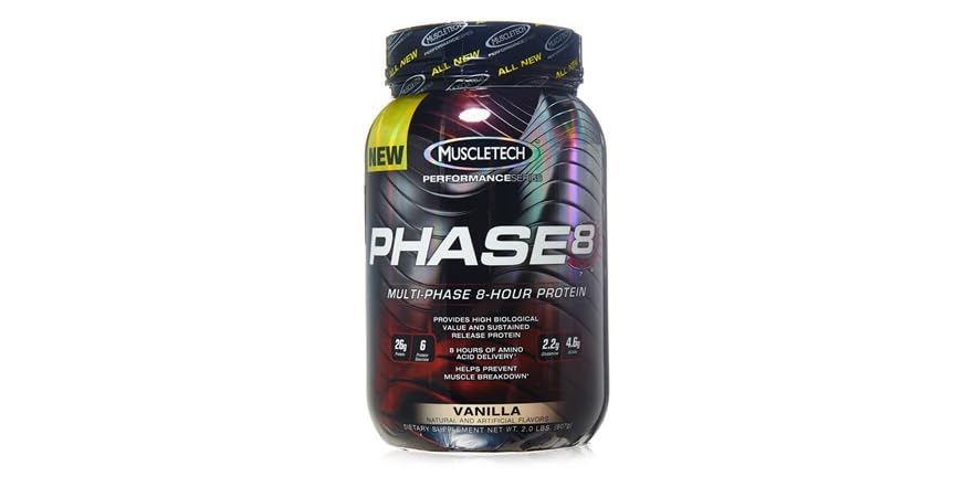 MuscleTech Phase 8 Protein - Vanilla