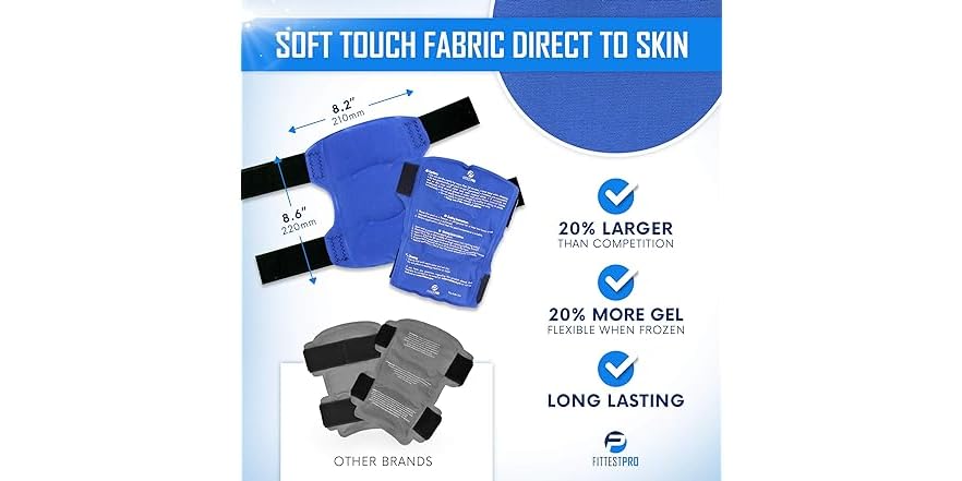 Shin Splint Ice Packs (Set of 2)