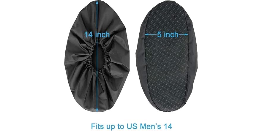 6 Pairs Reusable Boot & Shoe Covers