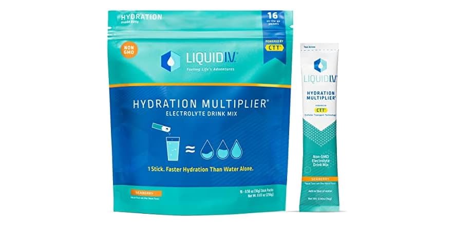 (16 Packets) Liquid I.V. Hydration Multiplier