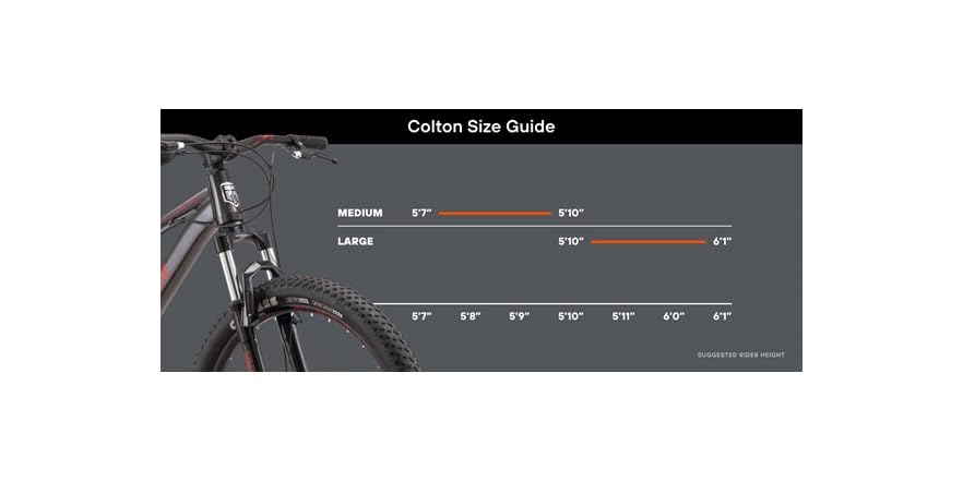Mongoose Colton Adult Mountain Bike 7-S