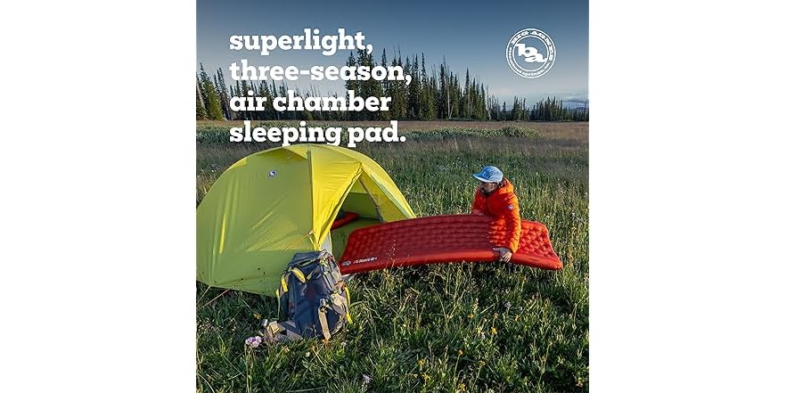 Big Agnes Rapide SL - Insulated Sleeping Pad, Long