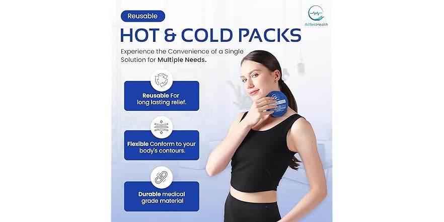 Hot and Cold Ice Packs – 7 Piece