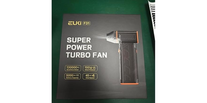 EUKI 3-Speed Compressed Air Duster