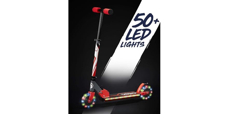 Viro Rides VR200 Glow-Rider Kick Scooter