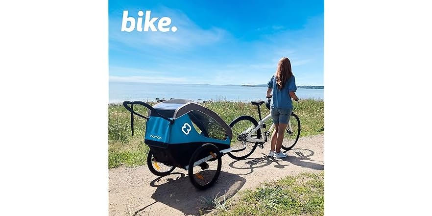 HAMAX HAM400079 Traveller 2 Seat Child Stroller Black/Bl (Open Box)