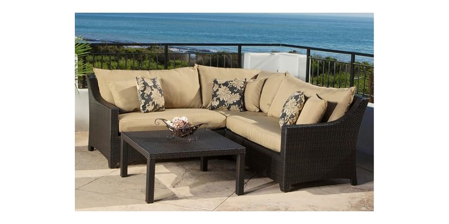 Delano 4-Pc Corner Sectional & Table