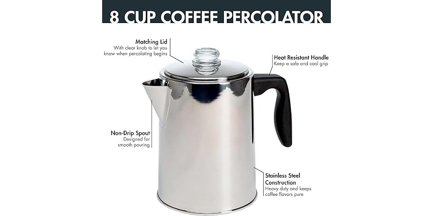 Primula Stovetop Coffee Percolator