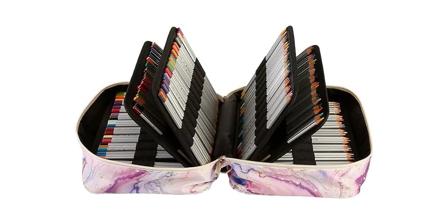 100 Slot Portable Colored Pencil Case