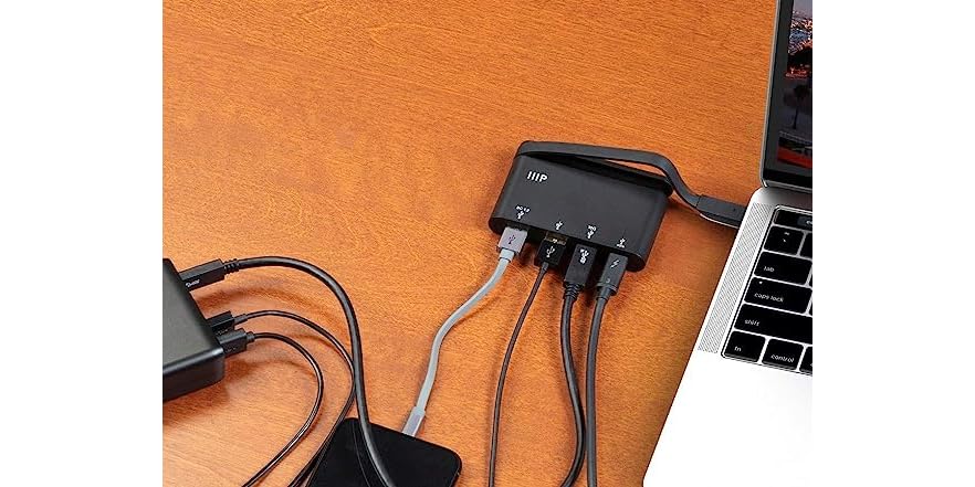 Monoprice USB-C to 2-Port USB 3.0 / USB-